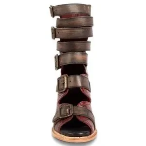 Freebird by Steven | Shoes | New Freebird Red Croc Bond Gladiator ...